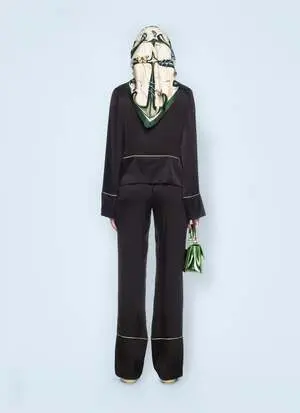 Off-White Satin Pants