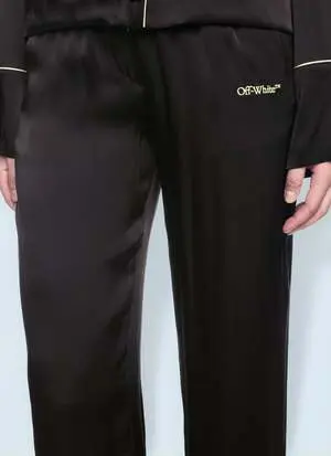 Off-White Satin Pants