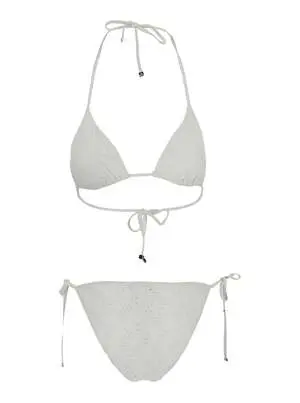 Dolce & Gabbana Embroidered Tech Fabric Bikini - Multicolor