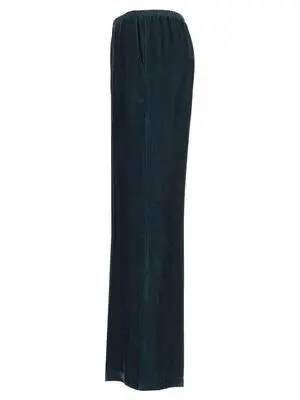 FORTE_FORTE Two-thousand Striped Wide Leg Trousers - Green