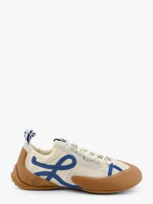 Loewe Grip Nylon And Suede Sneakers With Contrasting Logo On The Side - Multicolor