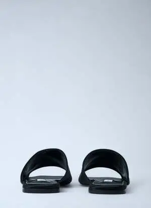 TOTEME Satin Bandeau Slides
