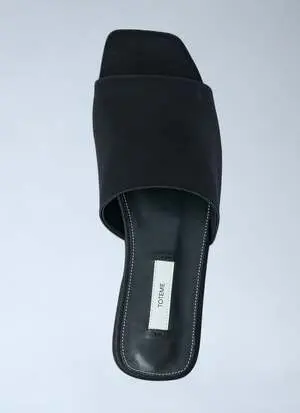TOTEME Satin Bandeau Slides