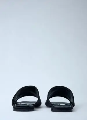 TOTEME Satin Bandeau Slides