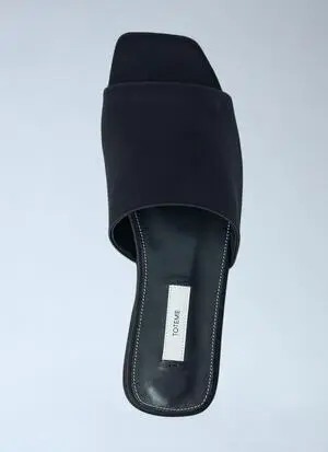 TOTEME Satin Bandeau Slides