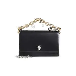Alexander McQueen Small Skull Clutch - Black