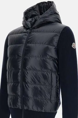 Moncler Padded Hood Cardigan Jacket