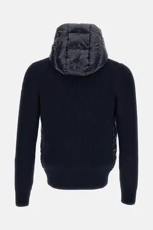 Moncler Padded Hood Cardigan Jacket
