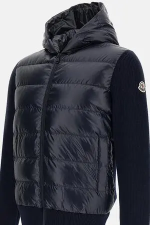 Moncler Padded Hood Cardigan Jacket