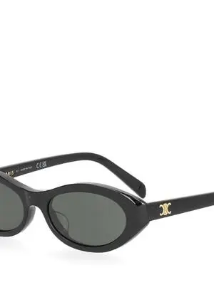 Celine Triomphe Mini 02 Acetate Sunglasses - Black
