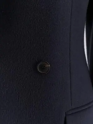 Balenciaga Godet Midi Double-breasted Wool Coat