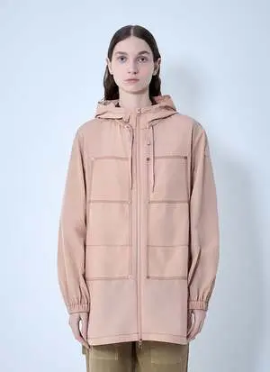 Moncler Hooded Zip Jacket - Pink