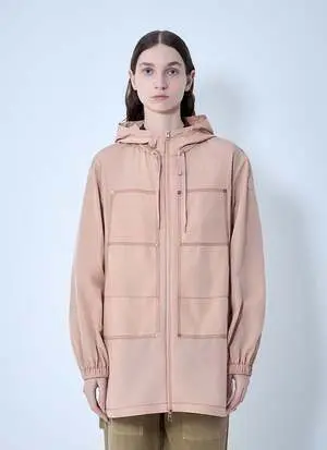 Moncler Hooded Zip Jacket - Pink