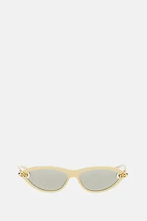 Bottega Veneta Bottega Veneta Women Cat Eye Knot Sunglasses Multicolor