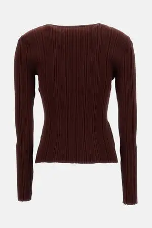 SELF-PORTRAIT Lace Knit Top - Multicolor