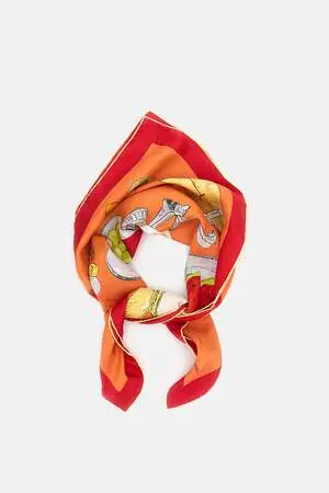 Jacquemus Silk Scarf Le Grand Foulard Cocktail - Multicolor