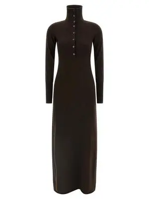 TOM FORD Cashmere High Neck Long Dress