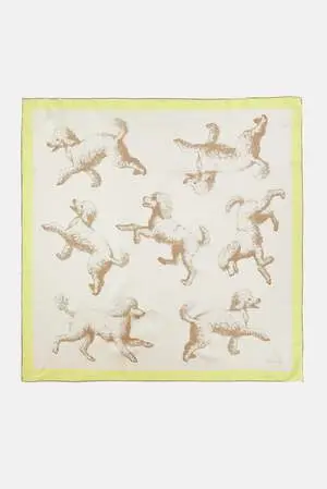 Jacquemus Silk Scarf Le Grand Foulard Caniche - Multicolor