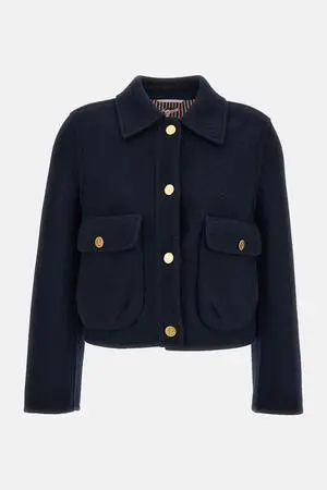 Thom Browne Wool Bell Sleeve Jacket - Multicolor