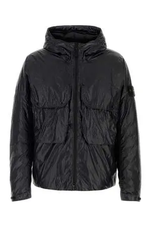 Stone Island Nylon Down Jacket - Black