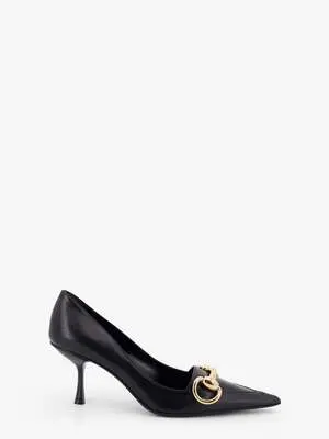 Gucci Boulevard Leather Pumps - Black
