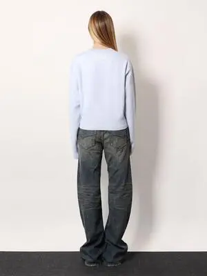 Balenciaga Wool And Cotton Blend Sweater