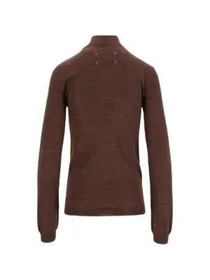 MAISON MARGIELA Wool And Silk Turtleneck