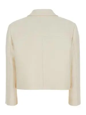 Gucci Gg Canvas Notched Lapel Jacket