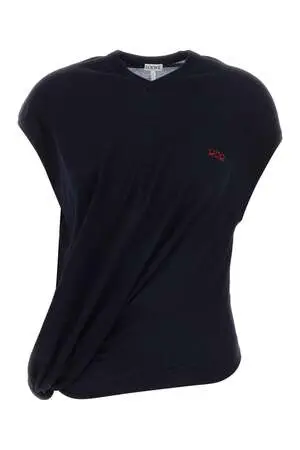 Loewe Midnight Wool Blend Vest - Blue