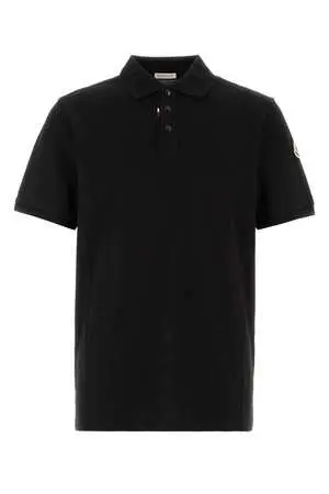 Moncler Piquet Polo Shirt - Black