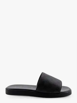 Gucci Denim Sandals With Gg Motif - Multicolor
