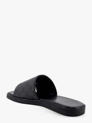 Gucci Denim Sandals With Gg Motif - Multicolor