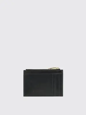 Bottega Veneta Intrecciato Nappa Leather Card Holder - Black