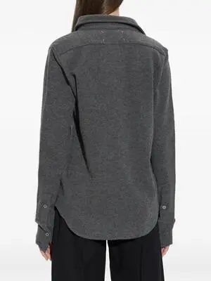 MAISON MARGIELA Virgin Wool Button-up Polo Shirt