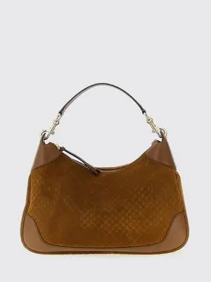 Gucci Suede Hobo Bag - Brown