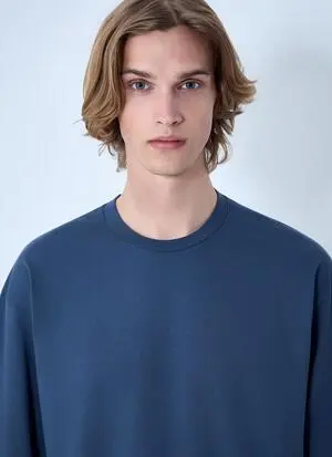 JIL SANDER Ribbed Crewneck Long Sleeve Top
