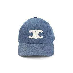 Celine Triomphe Baseball Cap - Blue