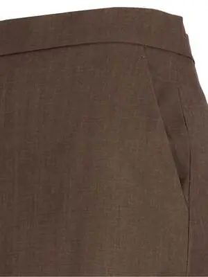 Max Mara Wool Gabardine Pencil Skirt