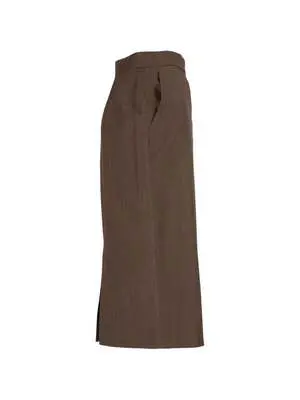 Max Mara Wool Gabardine Pencil Skirt