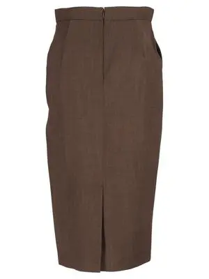 Max Mara Wool Gabardine Pencil Skirt