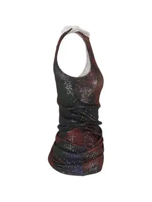 MAISON MARGIELA Printed Draped Top - Multicolor