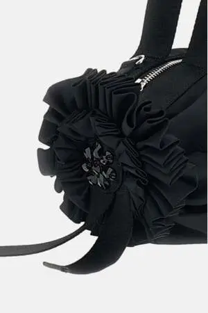 Simone Rocha Mini Double Ribbon Rosette Bag