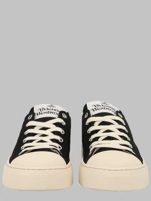 VIVIENNE WESTWOOD Low Top Plimsoll Sneakers - Black