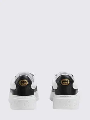 Gucci Leather Sneakers - Black