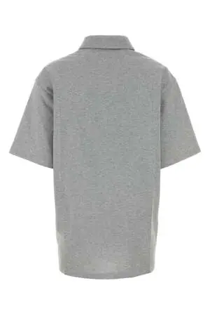 Miu Miu Cotton Blend Oversize Polo Shirt