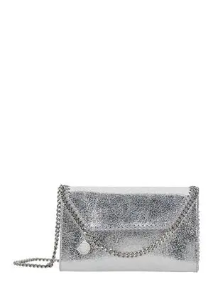 Stella McCartney Falabella' Metallic Crossbody Bag With Chain Strap And Metallic Effect In Ecoleather For - Multicolor