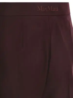 Max Mara Mxmextra Tailored Stretch Virgin Wool Trousers
