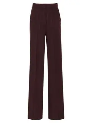 Max Mara Tailored Stretch Virgin Wool Trousers - Multicolor