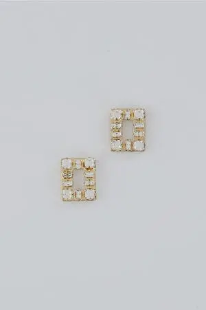 ROGER VIVIER Crystal Embellished Earrings - Multicolor