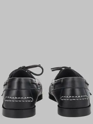 Paraboot Leather Mocassino Barth - Black